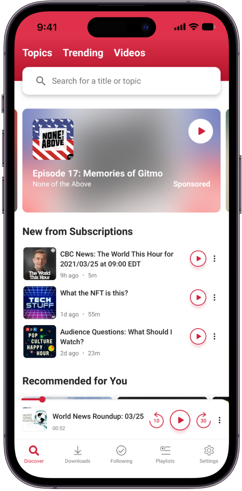 Player FM: Offline Podcast Player
